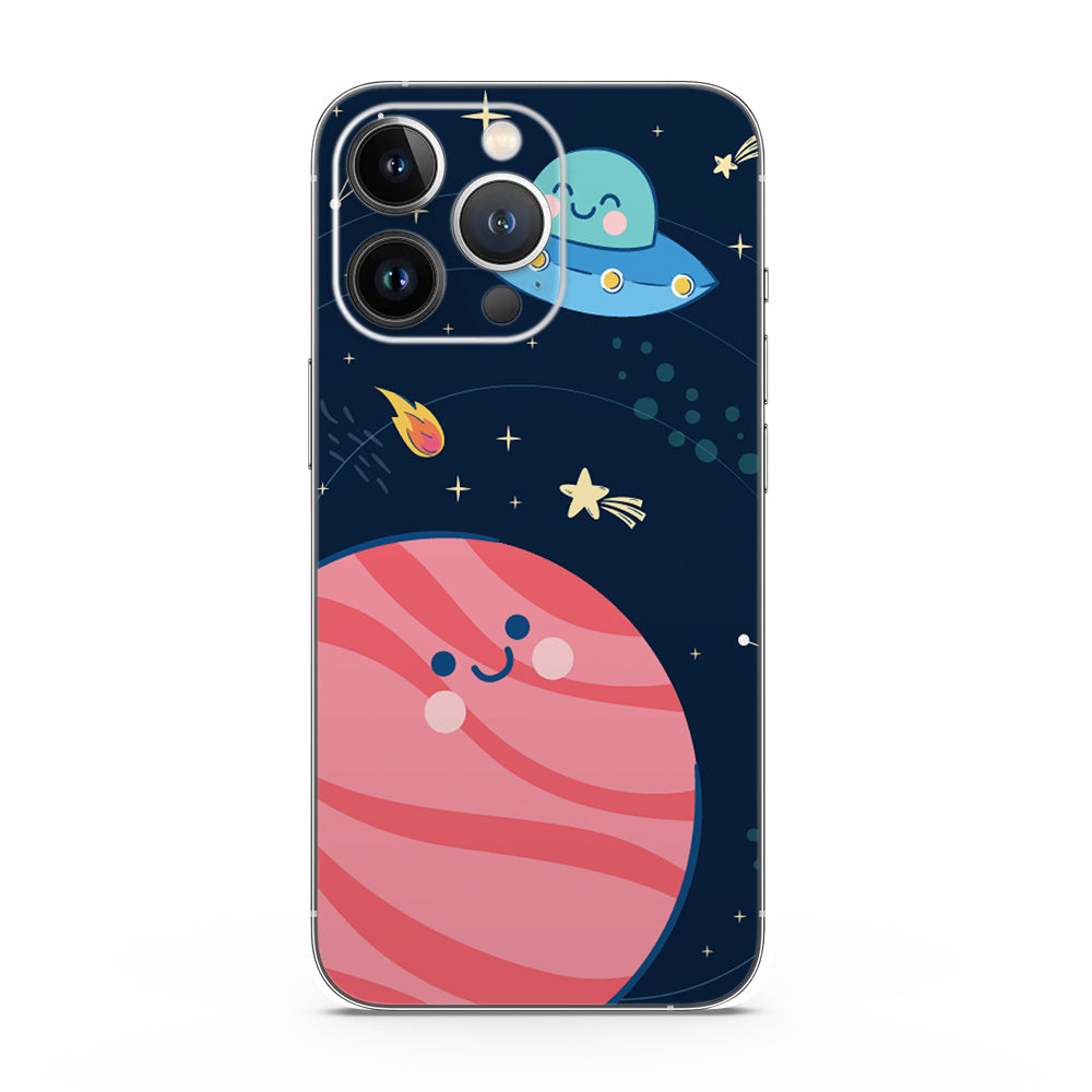 Happy Galaxy Adventures Abstract Skin for Mobile
