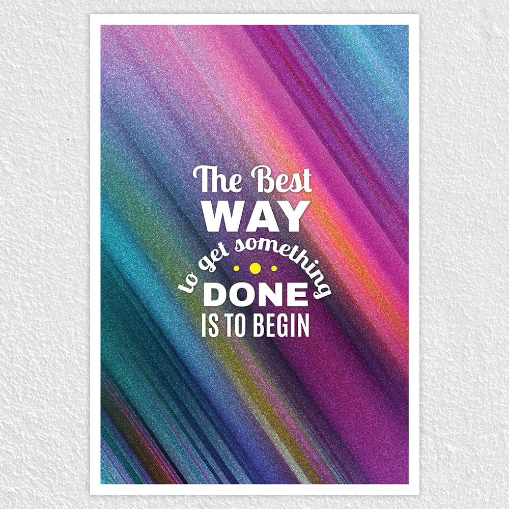 Take Action Now: Inspirational Poster