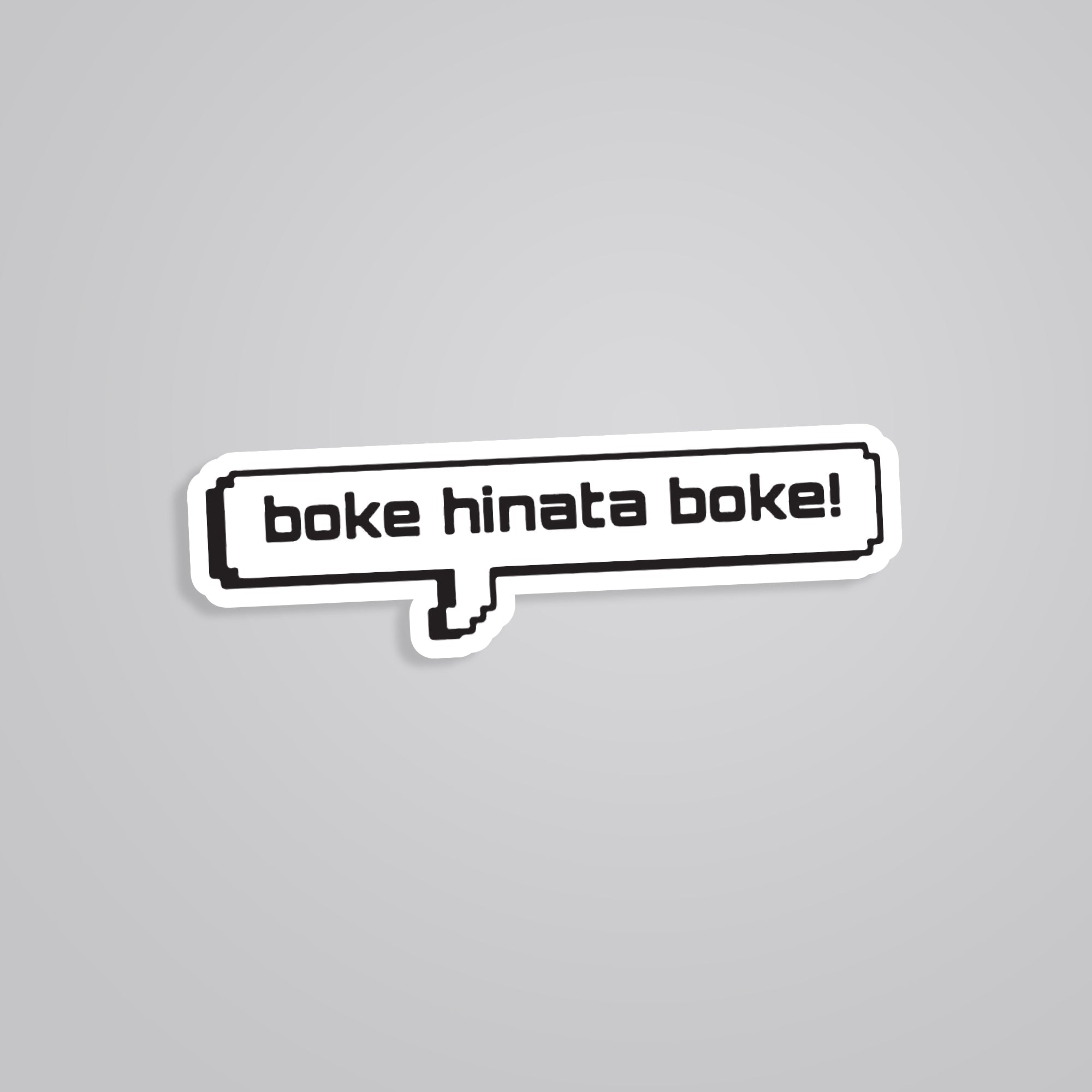 Spread Laughter with 'Boke Hinata Boke' Stickers - Hilarious and Playful Designs