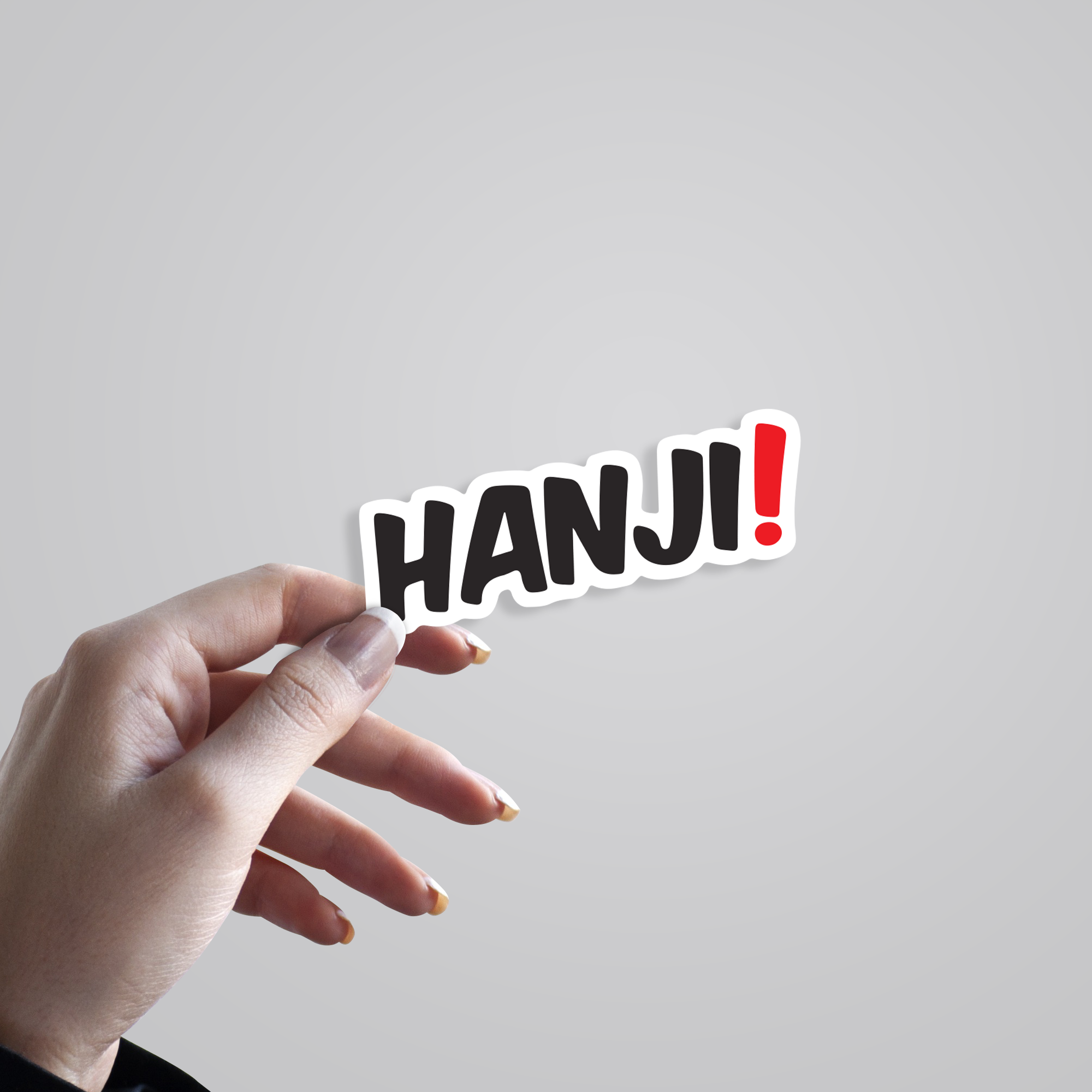Say 'Hanji!' to Quirky Fun with 'Hanji! Stickers' - Expressive and Playful Decals