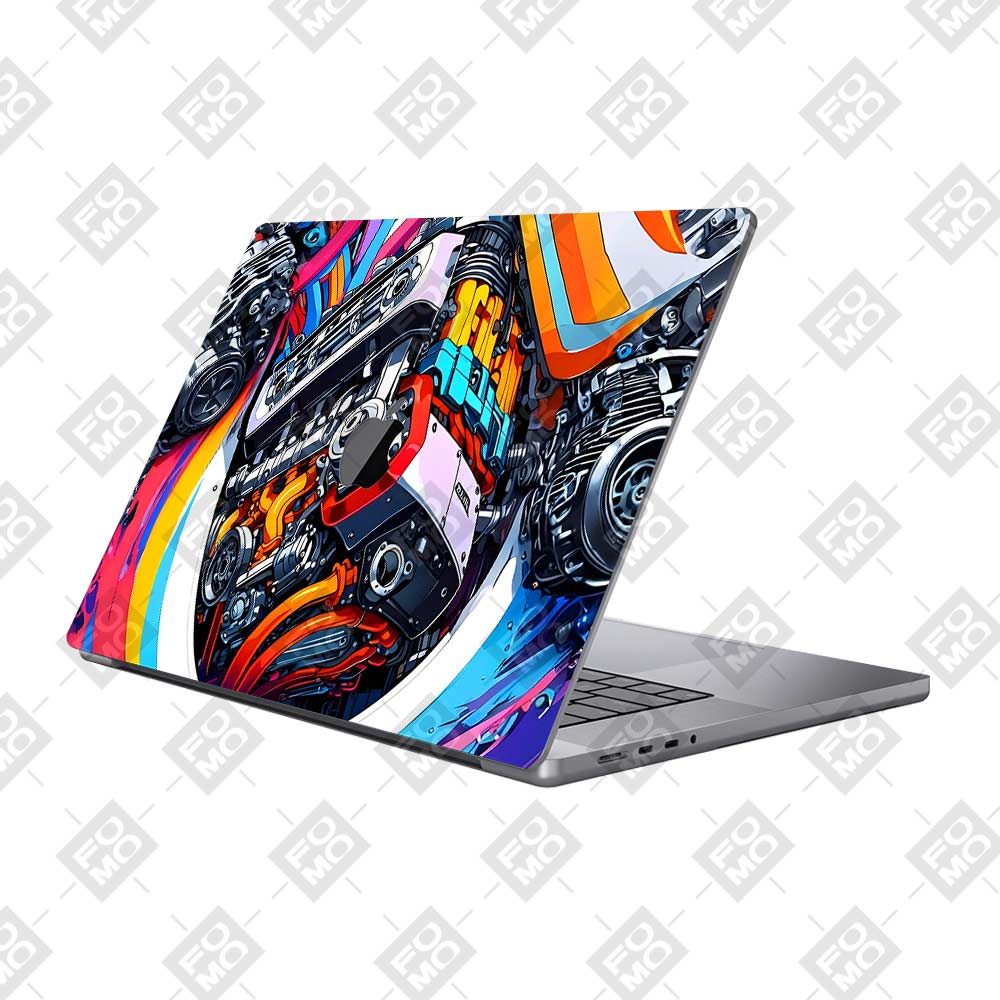 Power in Motion MacBook Pro 14 M1, M2, M3, M4 2021-2024 Laptop Skin