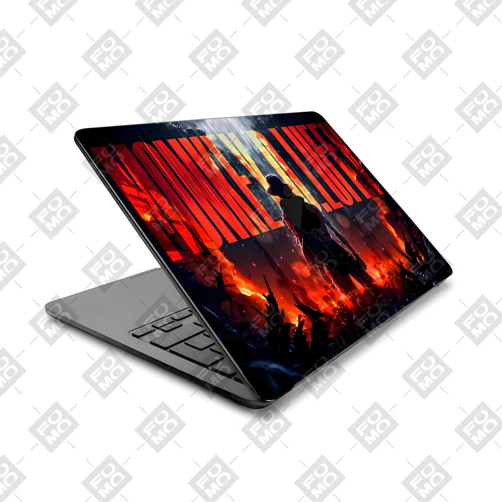 Monkey D. Luffy Blazing Red MacBook Air 13 Intel 2020 Laptop Skin