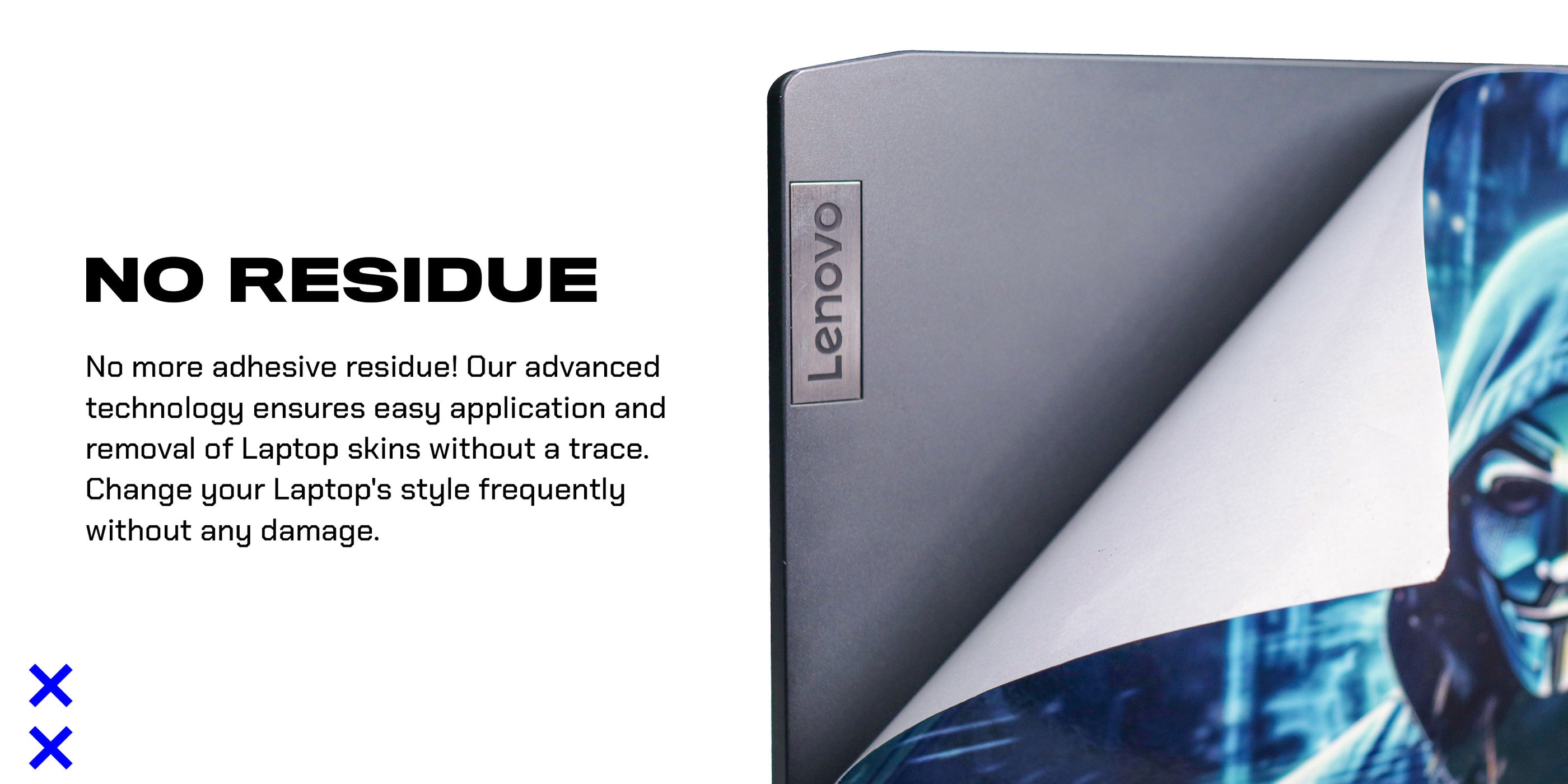 Cobalt Liquid Design HP Victus Laptop Skin