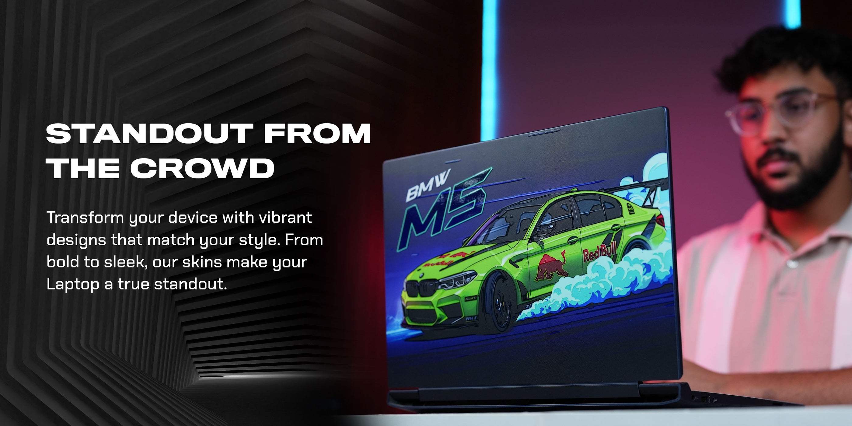 Black Panther Vibranium Tech HP Pavilion Gaming 15 EC Series 3D Laptop