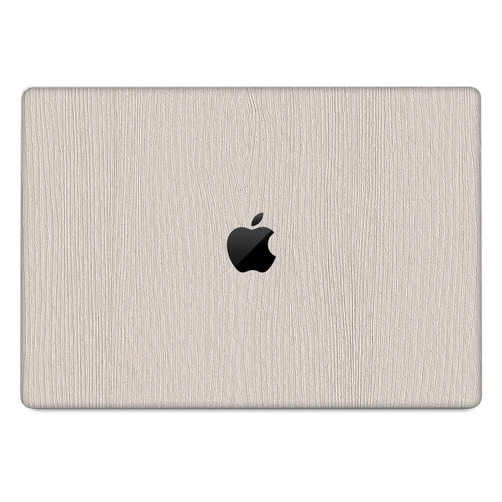 Textured White Wood MacBook Pro 14 M1, M2, M3, M4 2021-2024 Laptop Ski