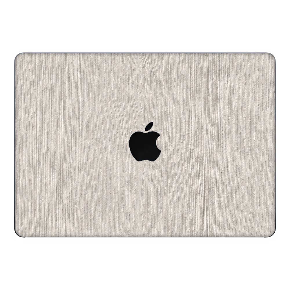 Textured White Wood MacBook Air 13 Intel 2020 Laptop Skin