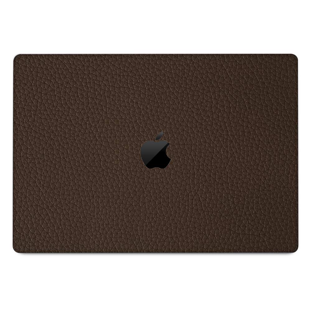 Textured Brown Leather MacBook Pro 16 M1, M2, M3, M4 2021-2024 Laptop