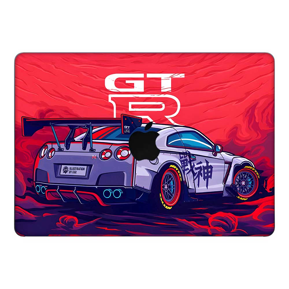 Nissan GTR Racing Edition MacBook Air 13 M2 2022 3D Laptop Skin