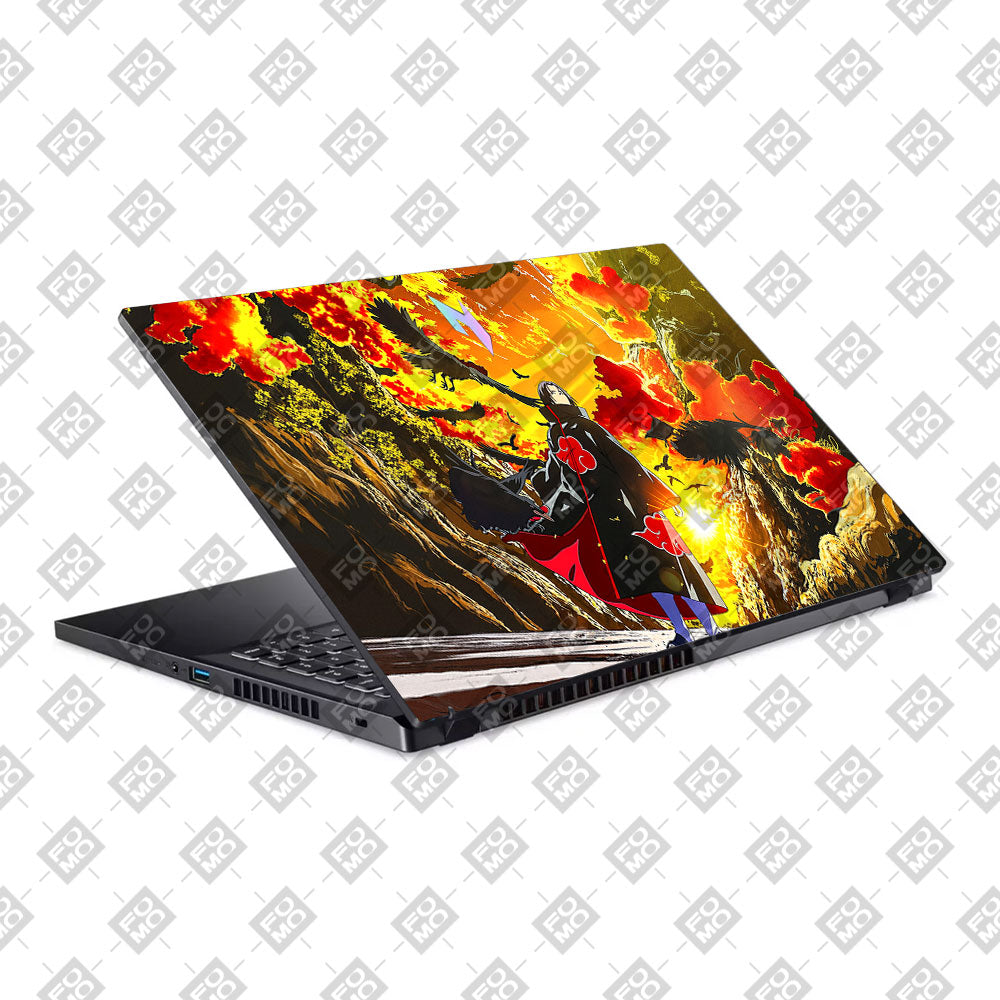 Itachi with Flock of Crows Acer Nitro V ANV15 51 55CA Laptop Skin