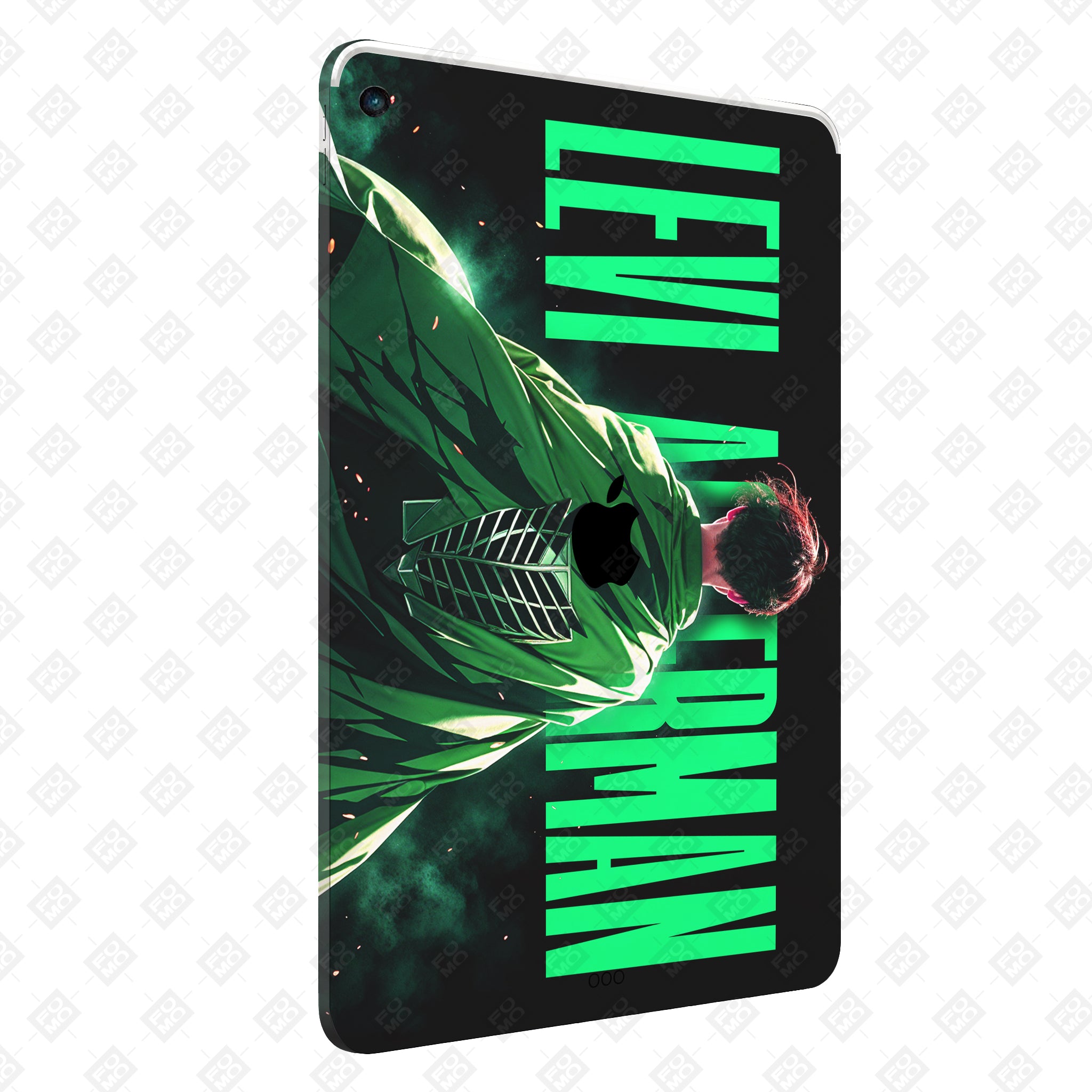 Apple iPad 9th Gen 2021 Levi Wings of Freedom Anime Tablet Skins
