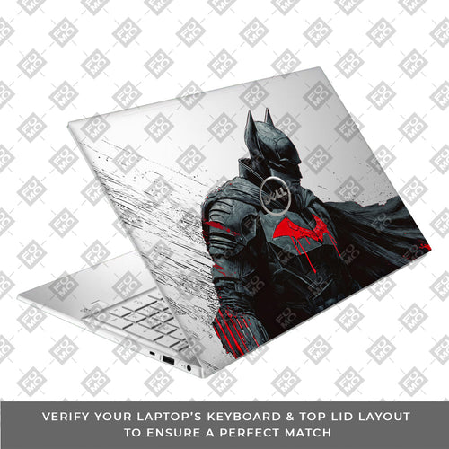 Transparent Dark Knight Dell Inspiron 3501 Laptop Skin