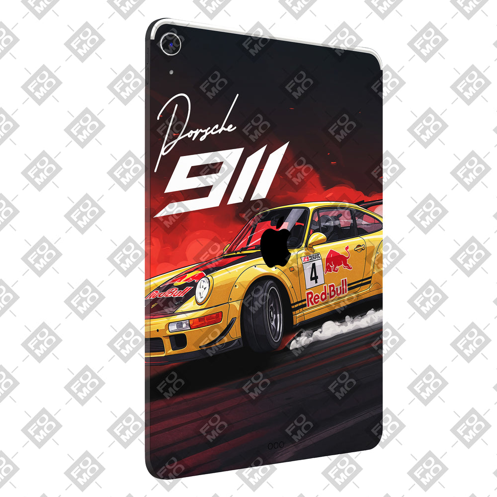 Apple iPad Air 11 M2 2024 Mustang GT Red Bull Drift Beast Tablet Skin