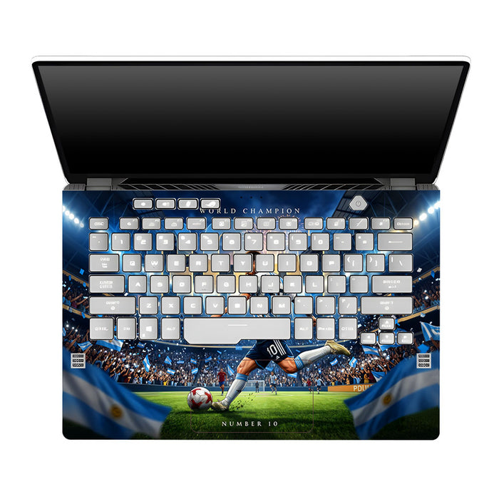 Messi World Champ Energy Asus ROG Zephyrus G14 GA401 3D Laptop Skin