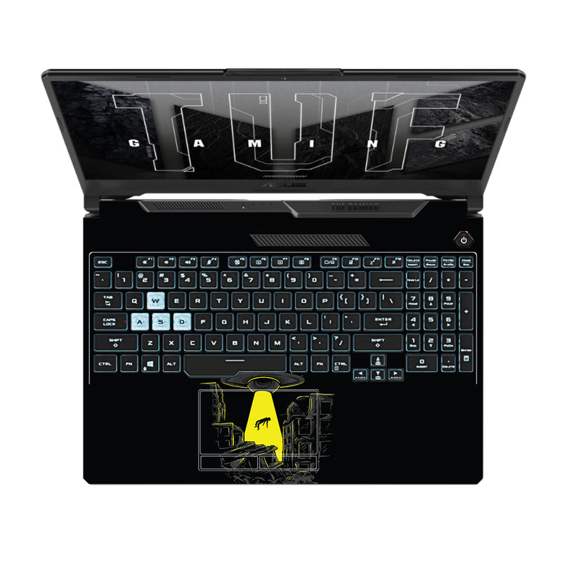 Alien Abduction Asus TUF F15 FX506 and A15 FA506 Laptop Skin