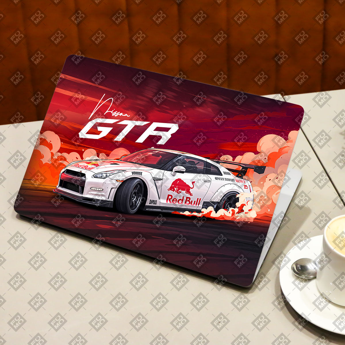 Nissan GTR Red Bull Drift Fury Cars & Bikes Laptop Skin
