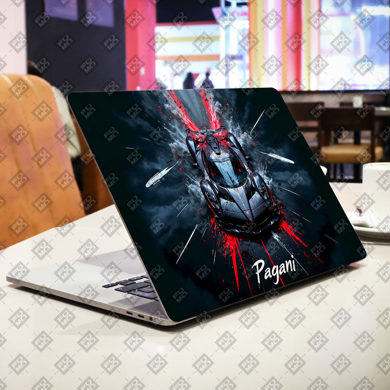 Pagani Midnight Impact Cars & Bikes Laptop Skin