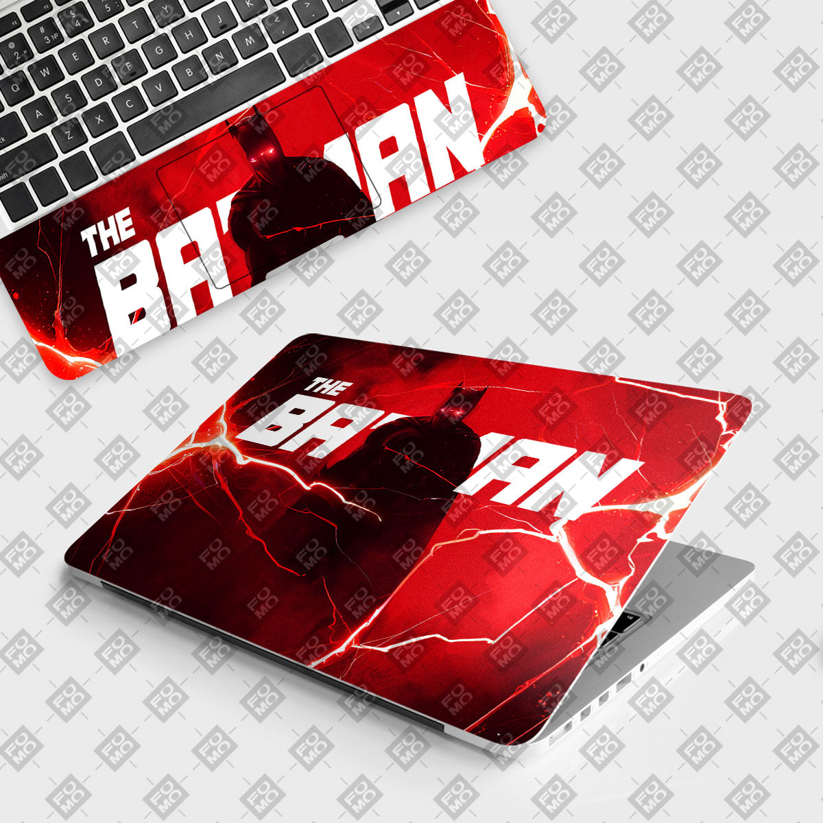 Red Rage Batman Comic Laptop Skin