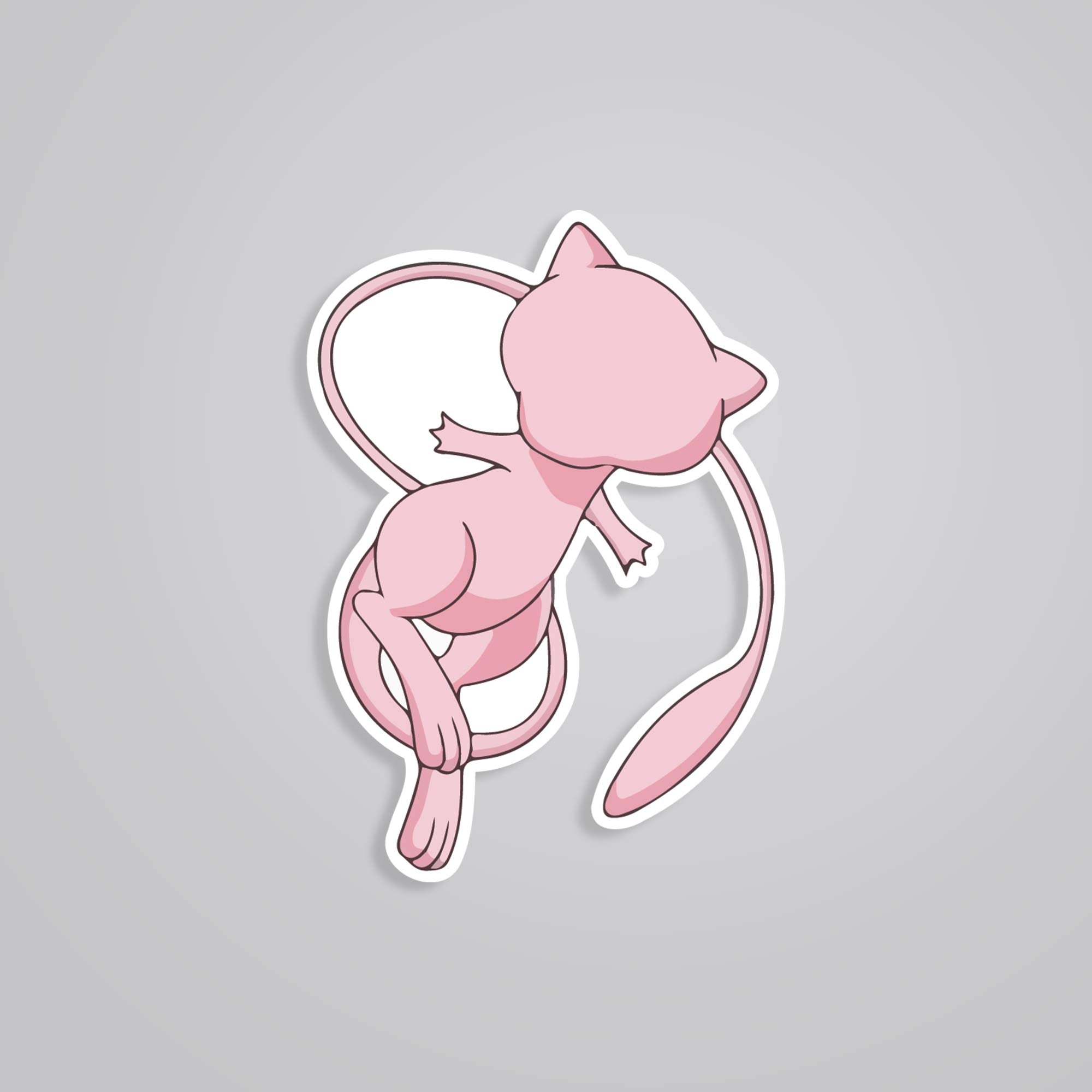 Mew Psychic Pokemon Anime Stickers