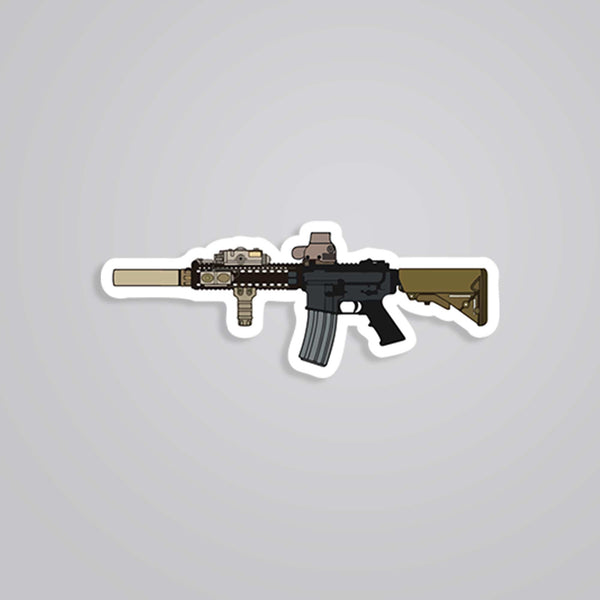 Tactical Loadout M4 Gaming Stickers