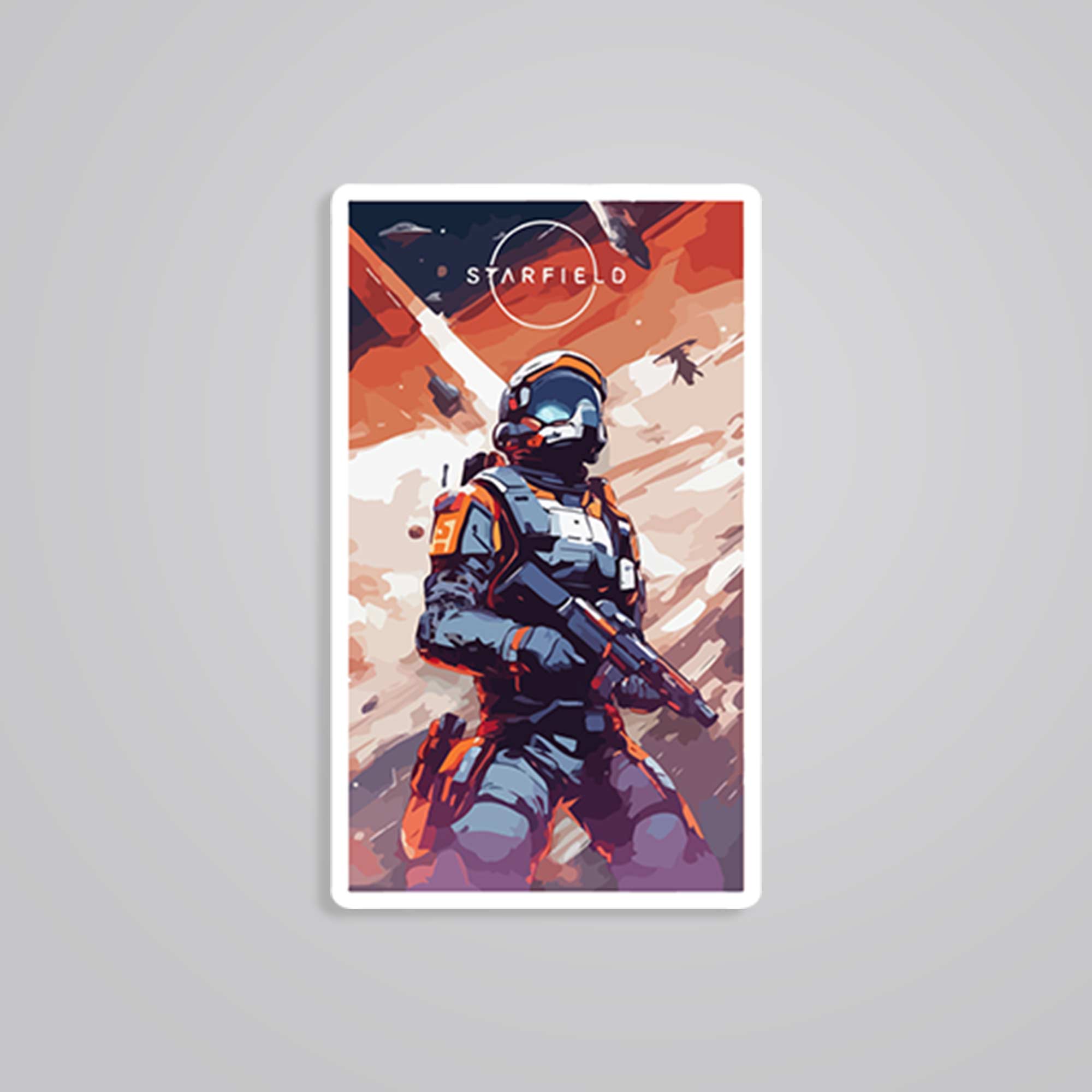 Starfield Space Gaming Stickers