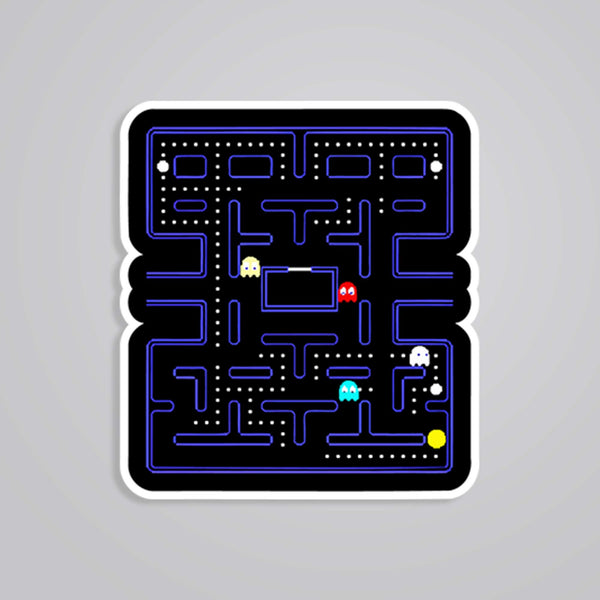 Classic Pac-Man Gaming Stickers