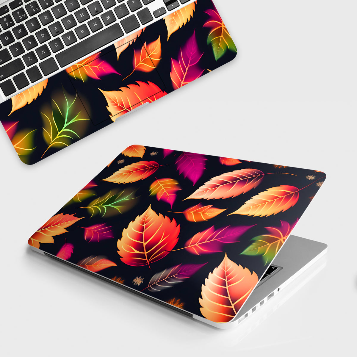 Red Leaves Laptop Skin - Embrace Nature's Passion with Captivating ...