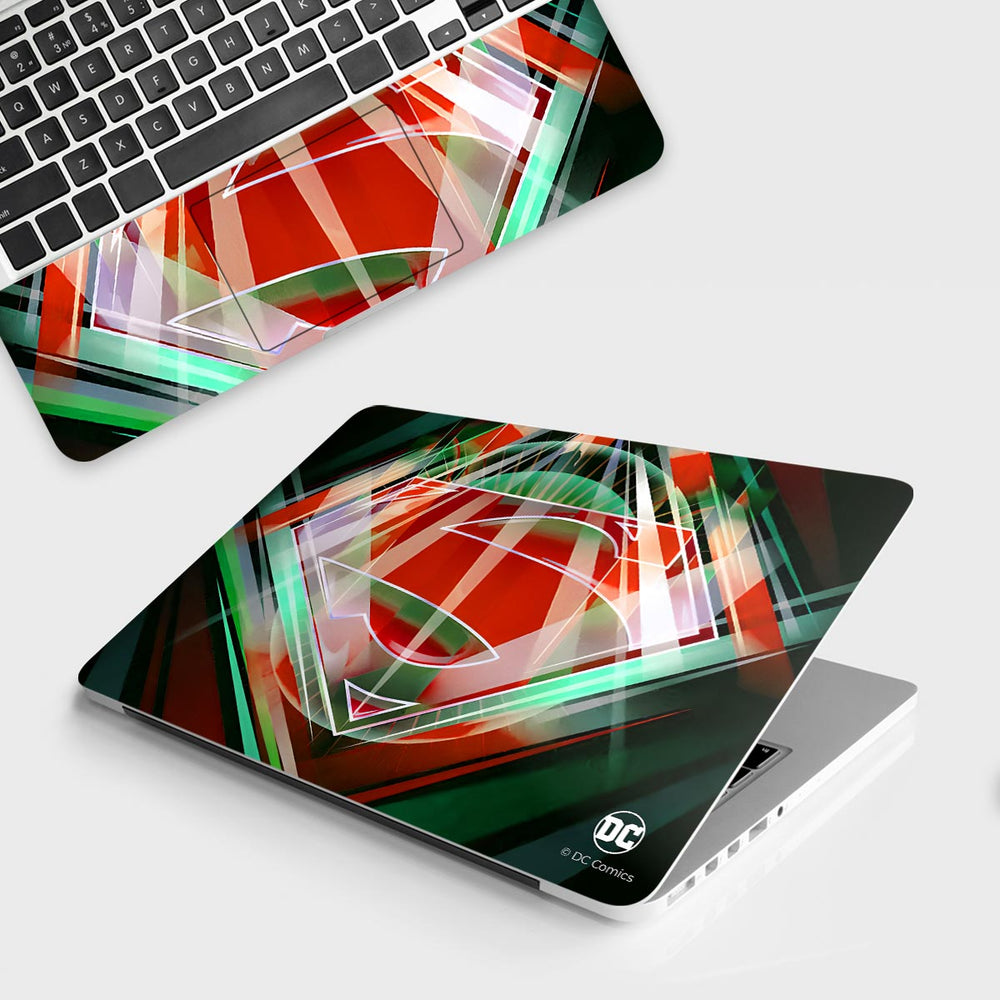 Radiant Colors Superman Comic Laptop Skin - Exclusive Bundle