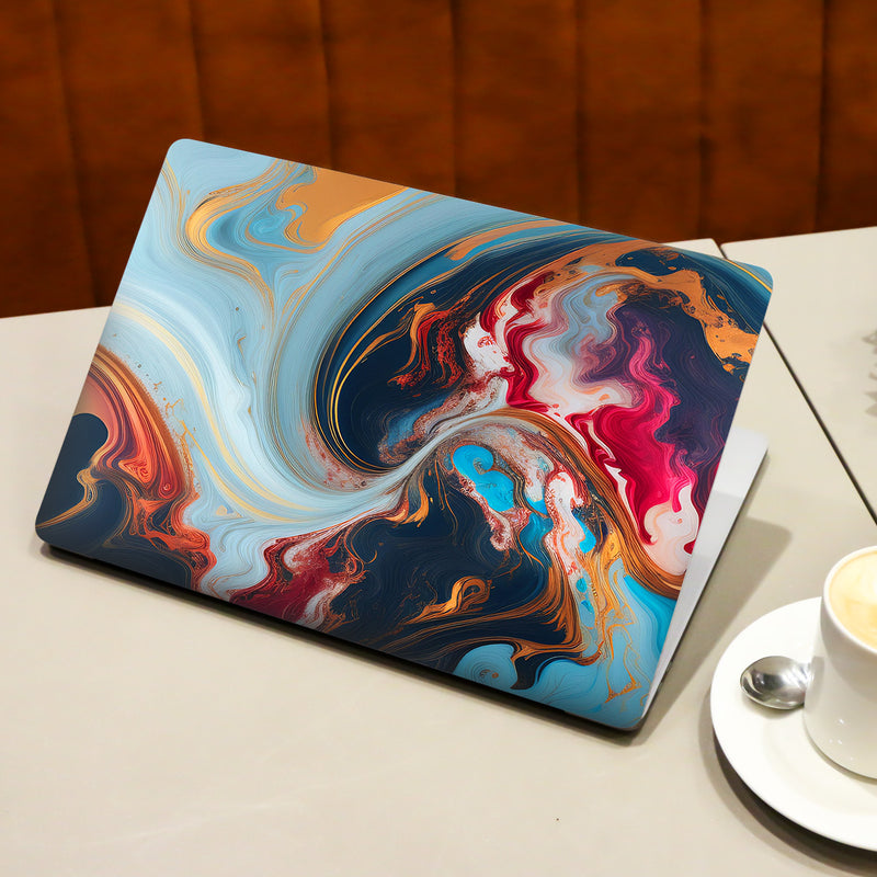 Marble Waves Laptop Skin - Embrace Elegance with Captivating Marble ...