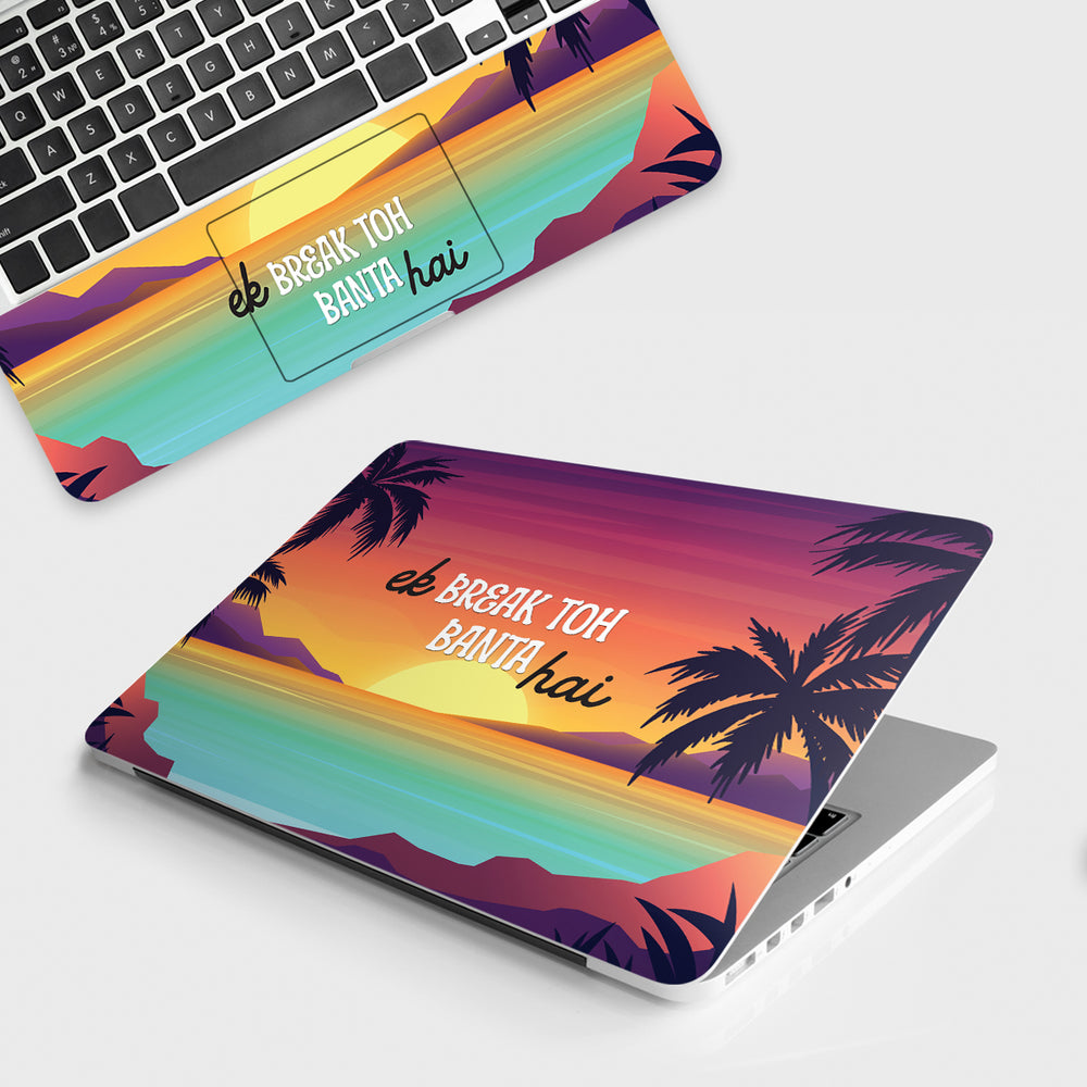 Ek Break Toh Banta Hai Laptop Skin - Add a Whimsical Touch to Your ...