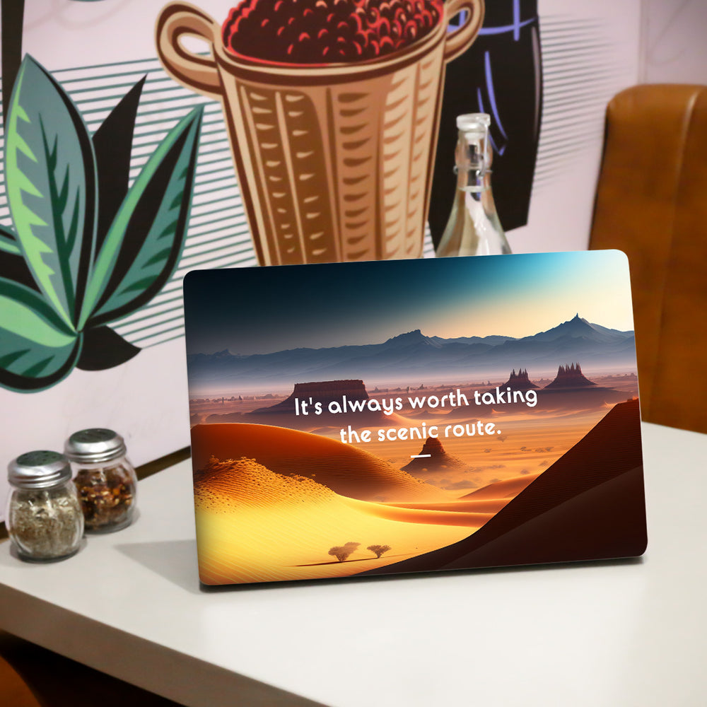 It's Always Worth Taking the Scenic Route Laptop Skin - Embrace ...