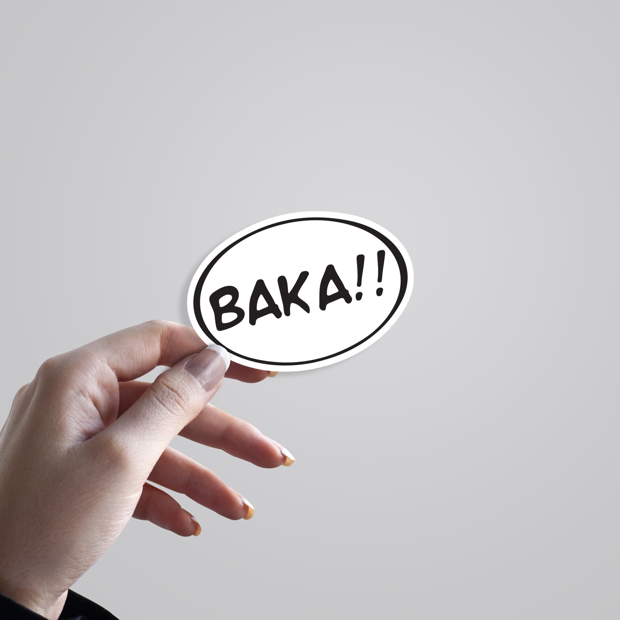 Express Your Playful Side with 'Baka' Stickers - Fun and Quirky Designs