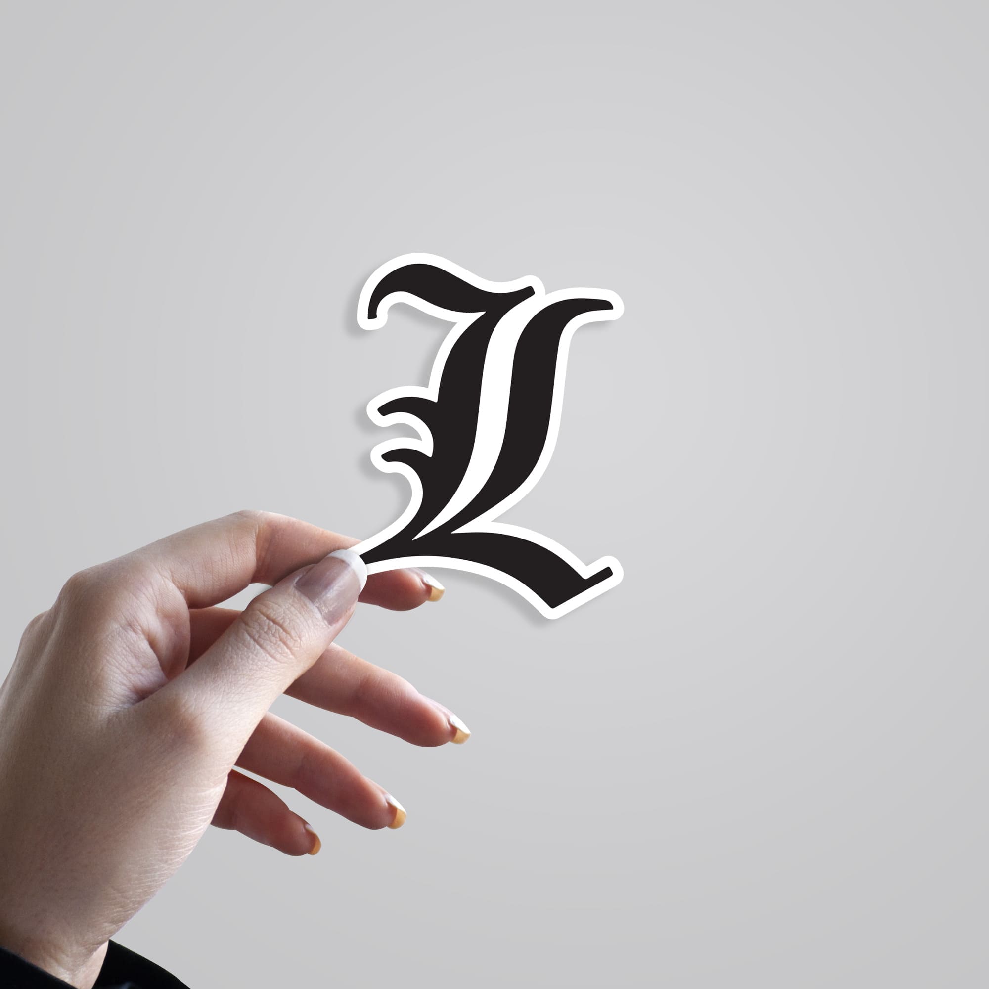 Embrace the Darkness with Death Note L Stickers - Mysterious and ...