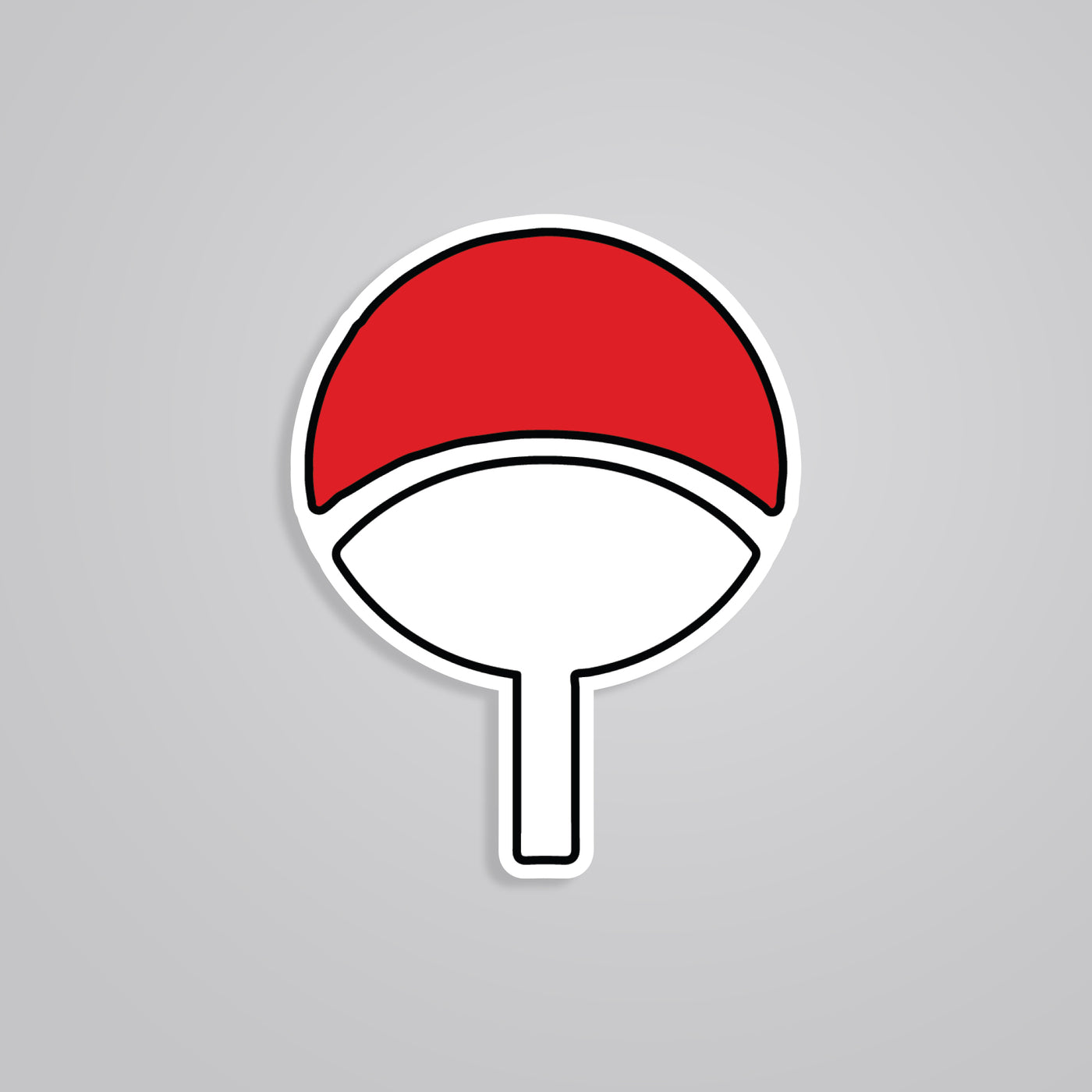 Uchiha Clan Symbol Naruto Anime Stickers - Unleash the Sharingan Power