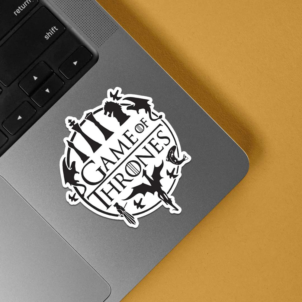 Game of Thrones Logo Stickers - Exclusive Design