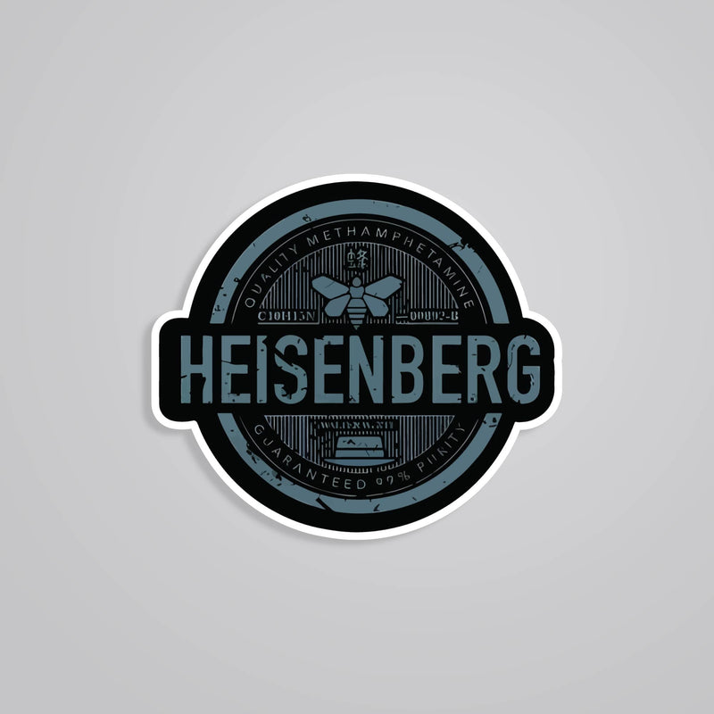 Heisenberg Breaking Bad TV Shows Stickers - Limited Edition