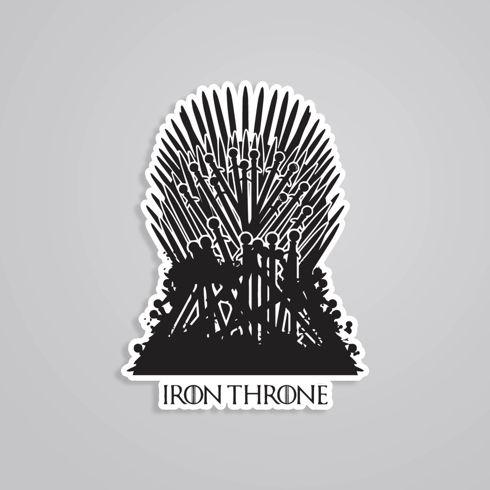 Iron Throne TV Shows Stickers - Must-Have Collectible