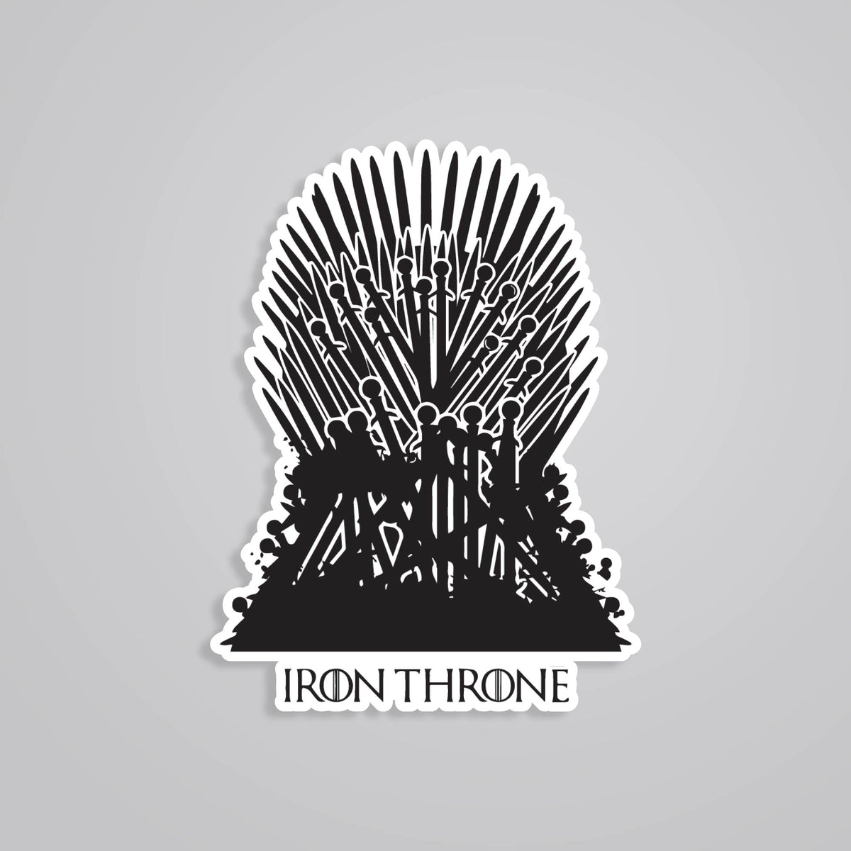 Iron Throne TV Shows Stickers - Must-Have Collectible