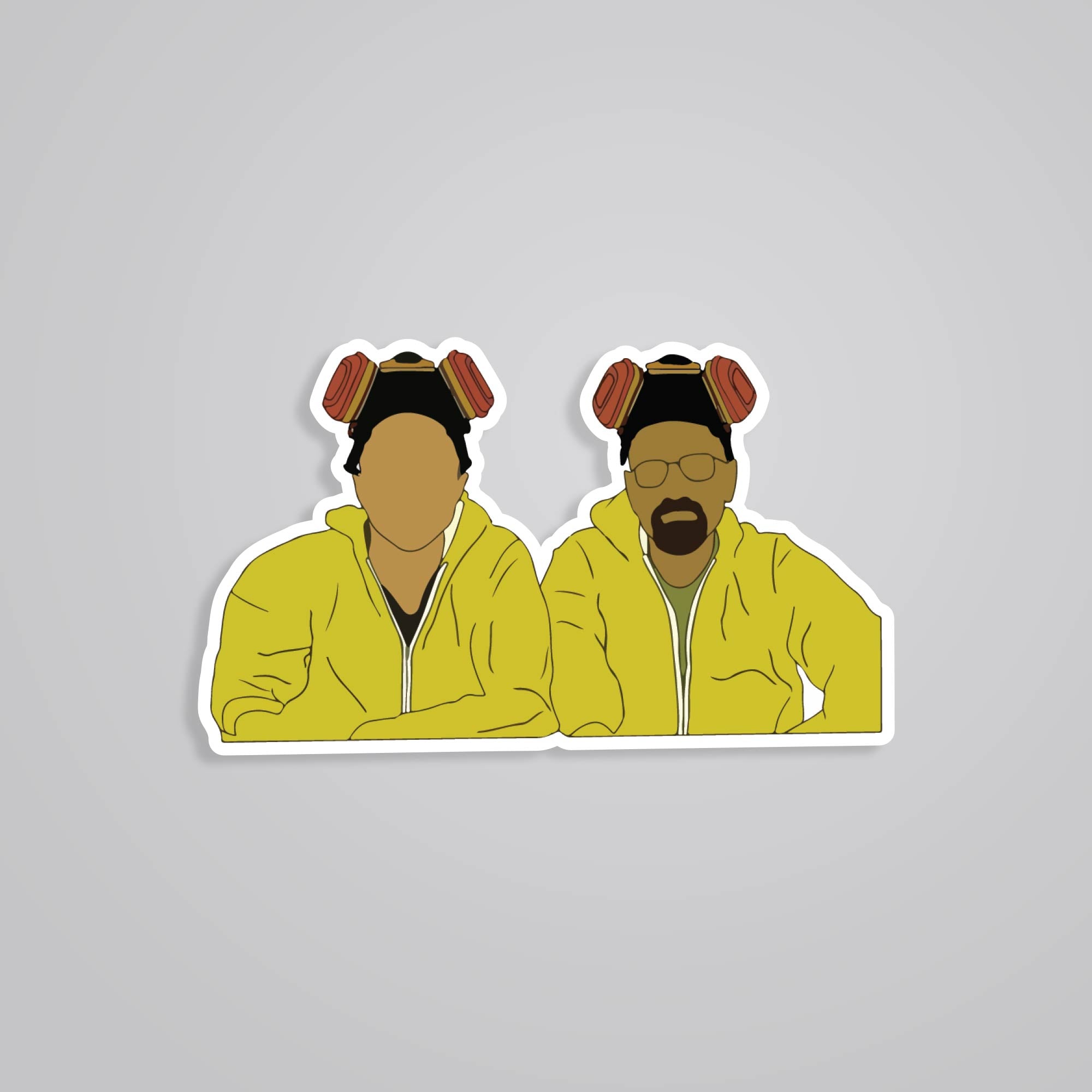 Walter and Jesse Minimalist Stickers - Limited Edition