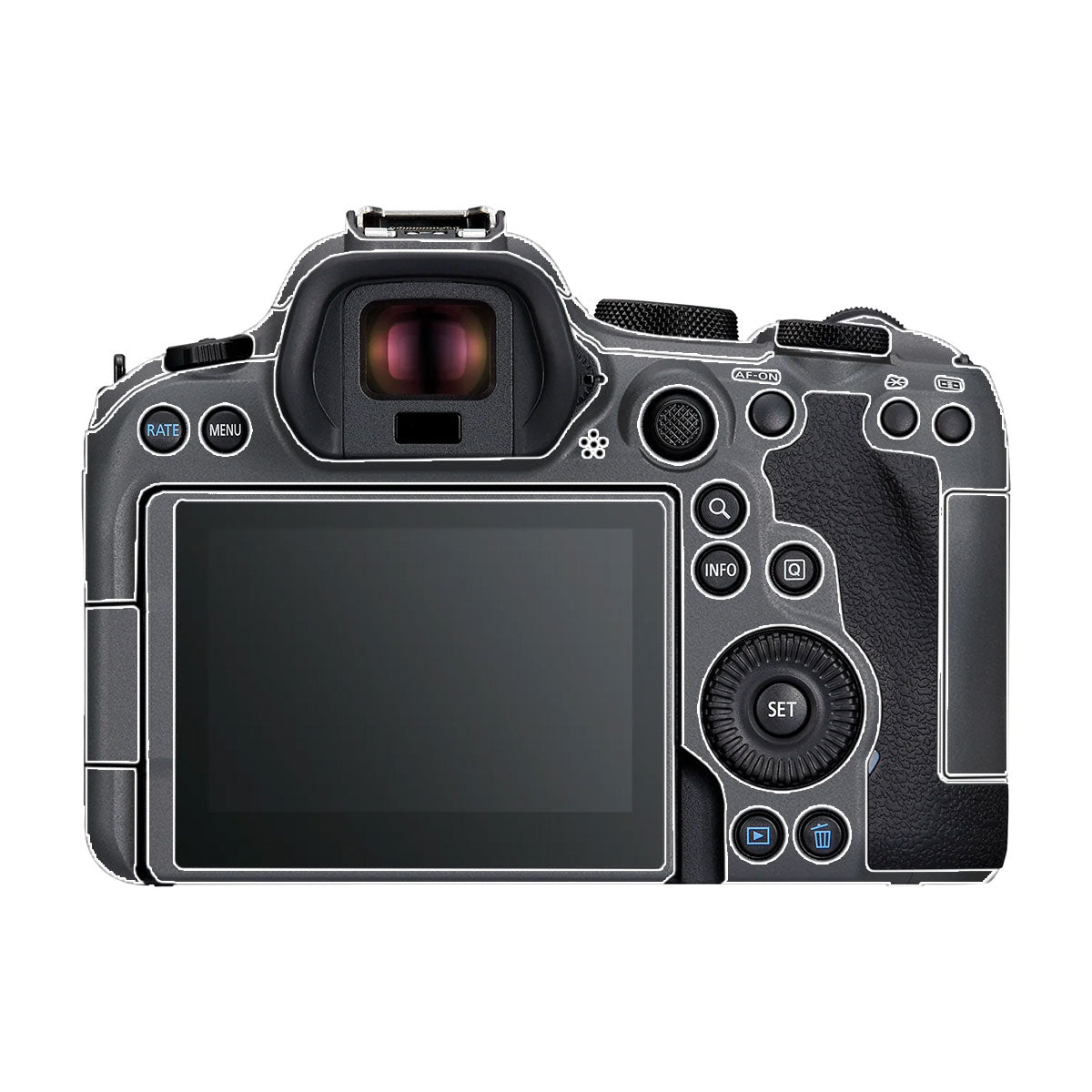 Transparent Canon EOS R6 Mark II Camera Skin