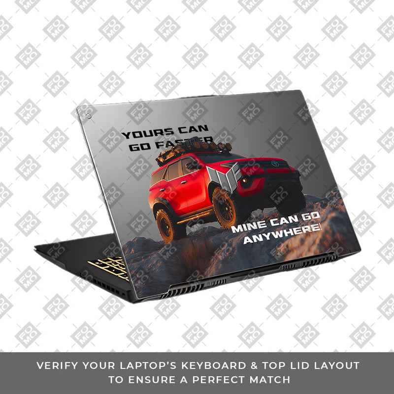 Transparent Off-Road Beast Asus TUF Gaming F17 FX707Z Laptop Skin