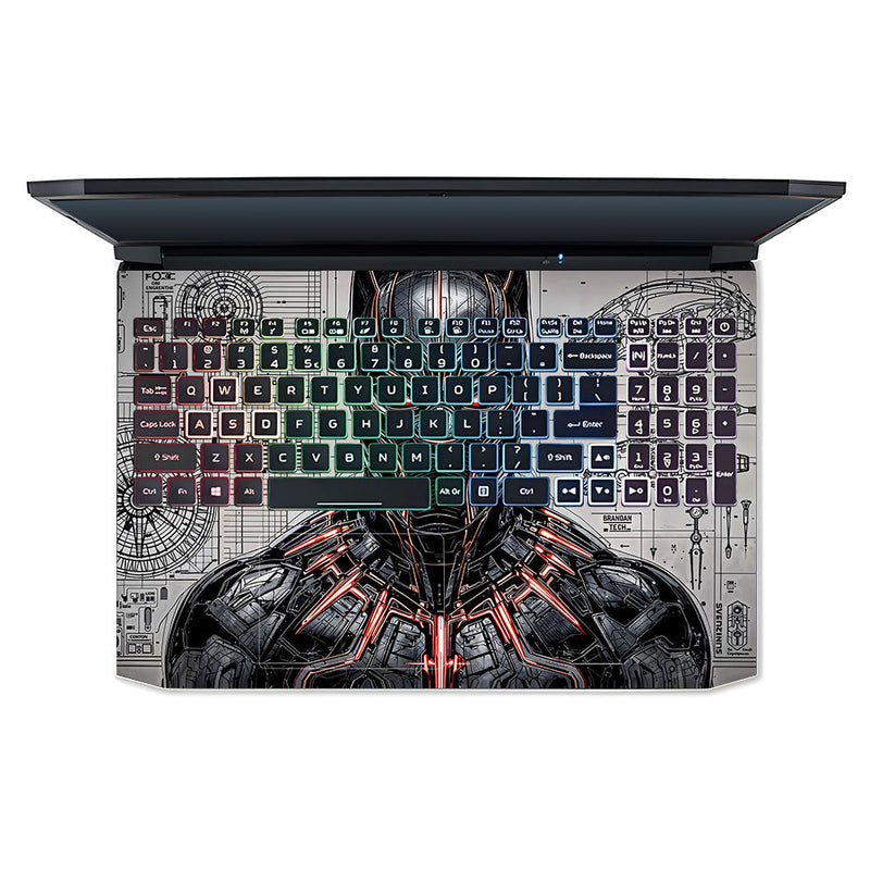 Black Panther Vibranium Tech Acer Nitro 5 AN515 45, 55, 57 3D Laptop S