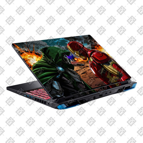 Iron Man vs Doom Acer Predator Helios Neo 16 N22Q22B 3D Laptop Skin