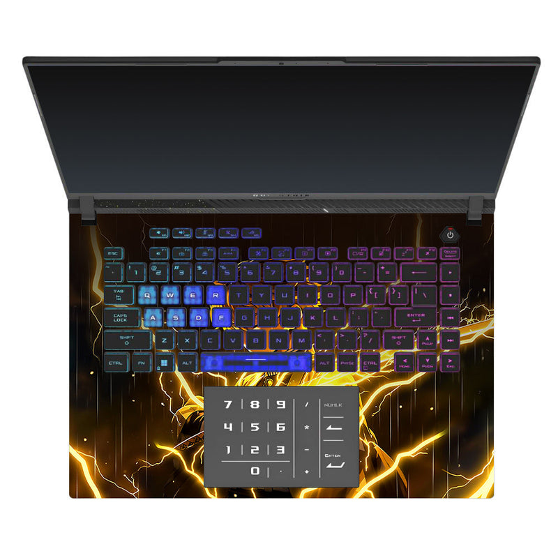 Thunder Soul Lightning Zenitsu Asus ROG Strix G16 G614J 3D Laptop Skin