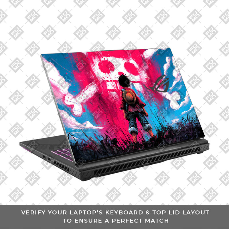 Straw Hat Graffiti One Piece Asus ROG Strix G16 G614J Laptop Skin