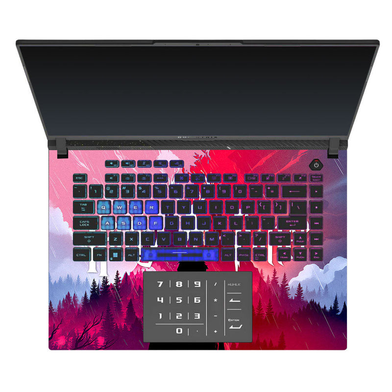 Harry Potter Magical Hogwarts Asus ROG Strix G16 G614J Laptop Skin