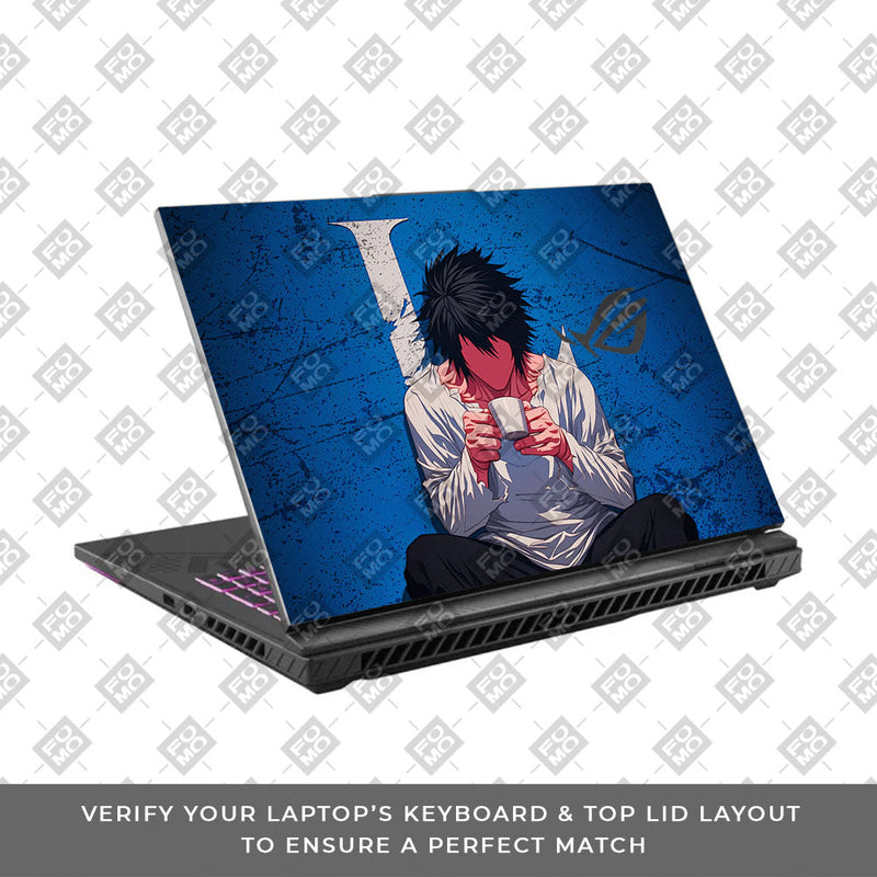 Death Note L Lawliet Asus ROG Strix G16 G614J Laptop Skin