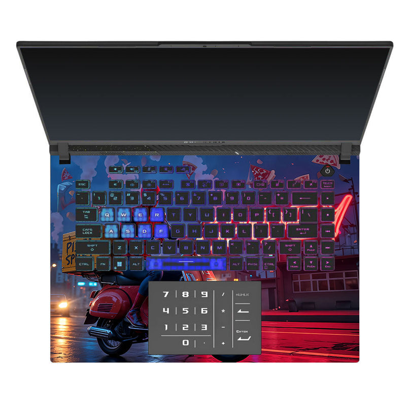 Pizza Spidey Asus ROG Strix G16 G614J Laptop Skin