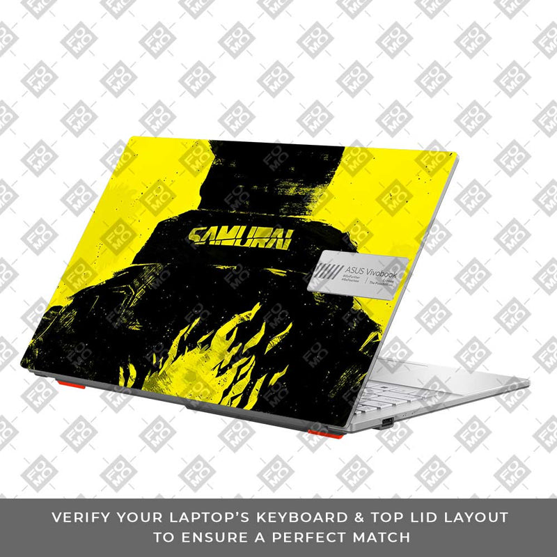 Backlit SAMURAI Jacket Asus Vivobook Go 15 E1504G Laptop Skin