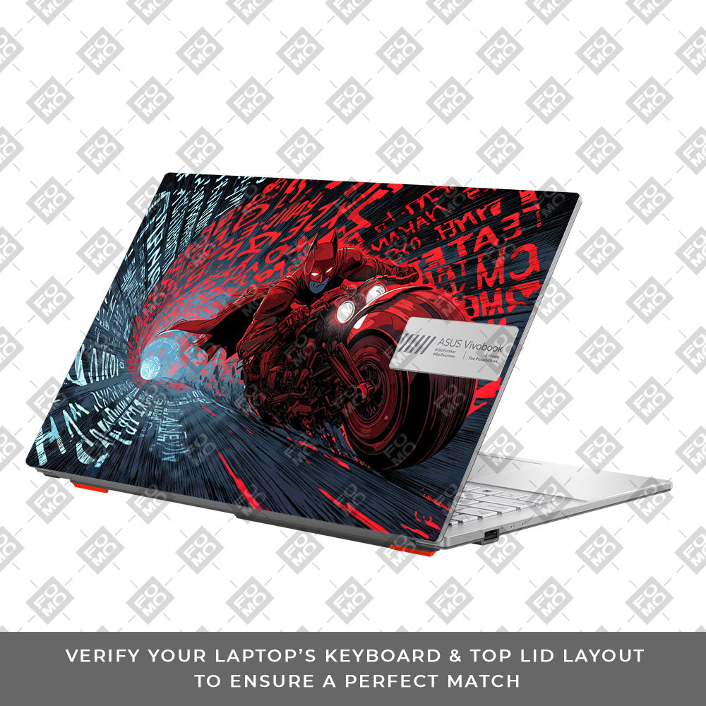 Dark Knight Overdrive Asus Vivobook Go 15 E1504G 3D Laptop Skin