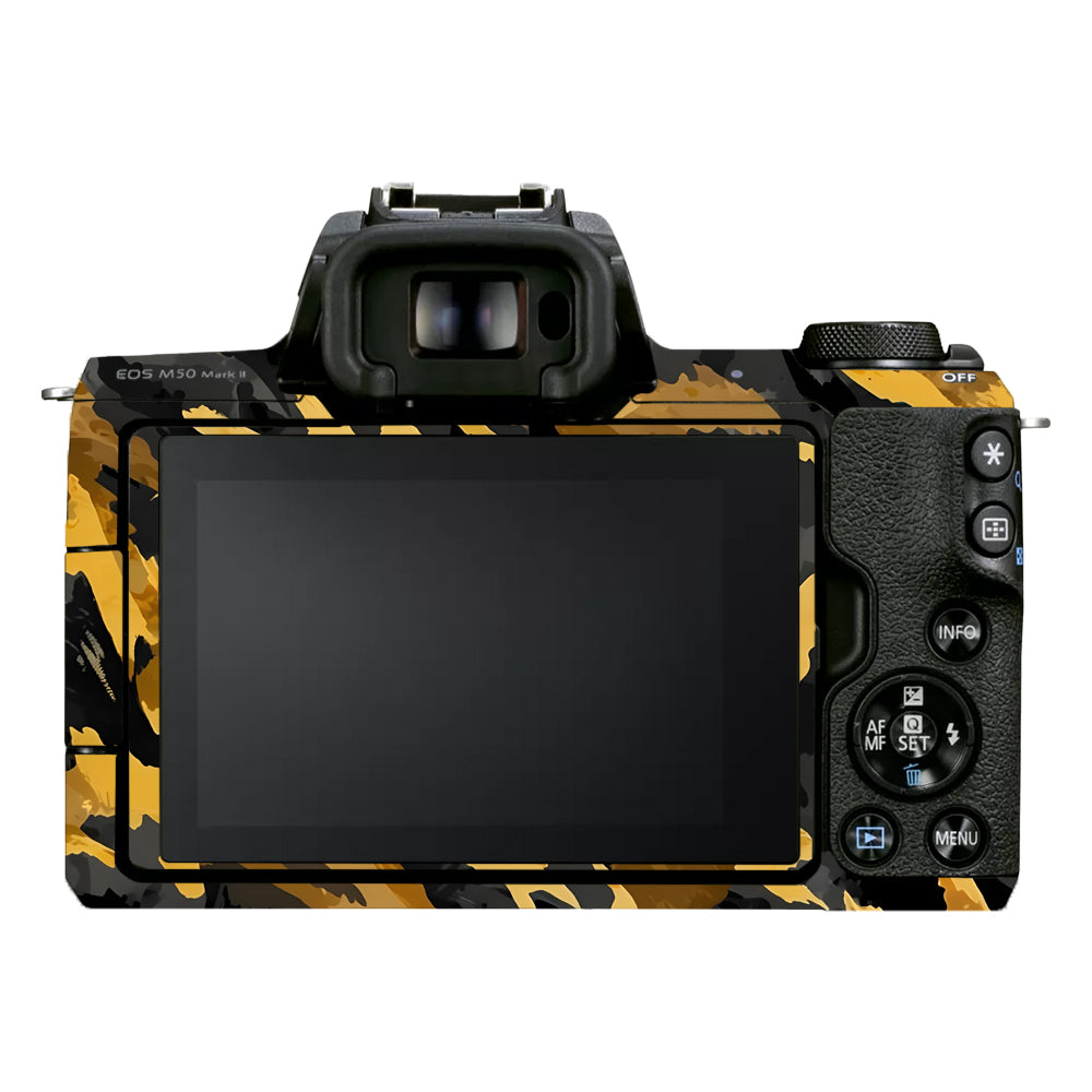 Camo Tiger Blend Canon EOS M50 Mark II Camera Skins